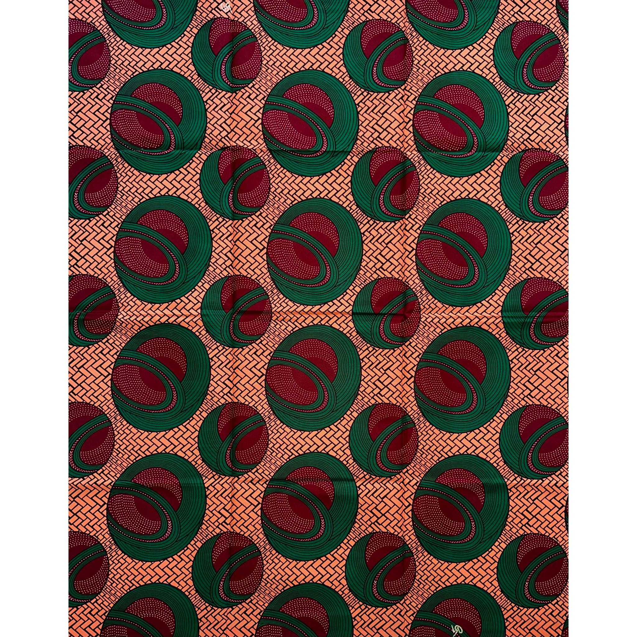 Green african fabric store